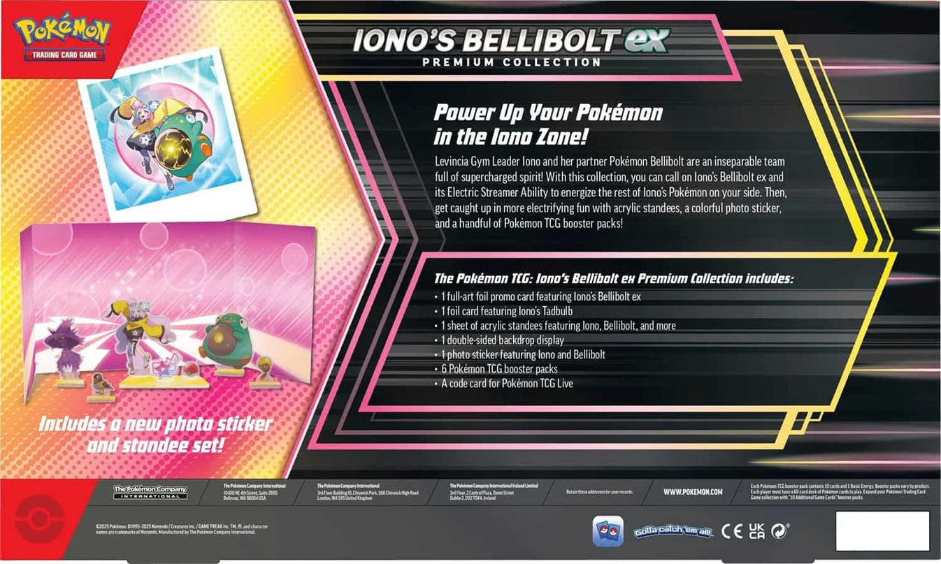 Pokémon Iono's Bellibolt ex premium Collection – Detsuki